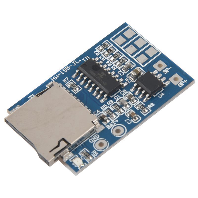 5PCS GPD2846A TF Card MP3 Decoder Board 2W Amplifier Module For Arduino ...