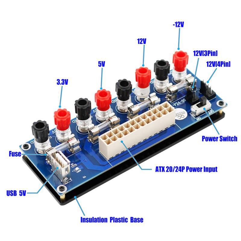 [DIAGRAM] 2x Electric Circuit 20 24pins Atx Benchtop Computer Power ...