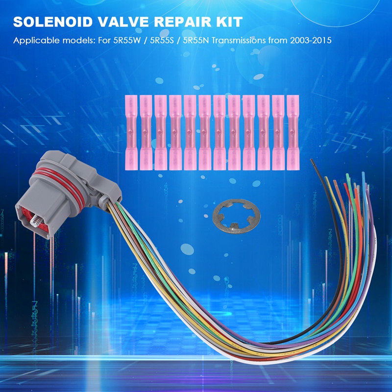 SOLENOID VALVE REPAIR Kit 5R55S 5R55W Wire Harness Pigtail Repair Kit ...