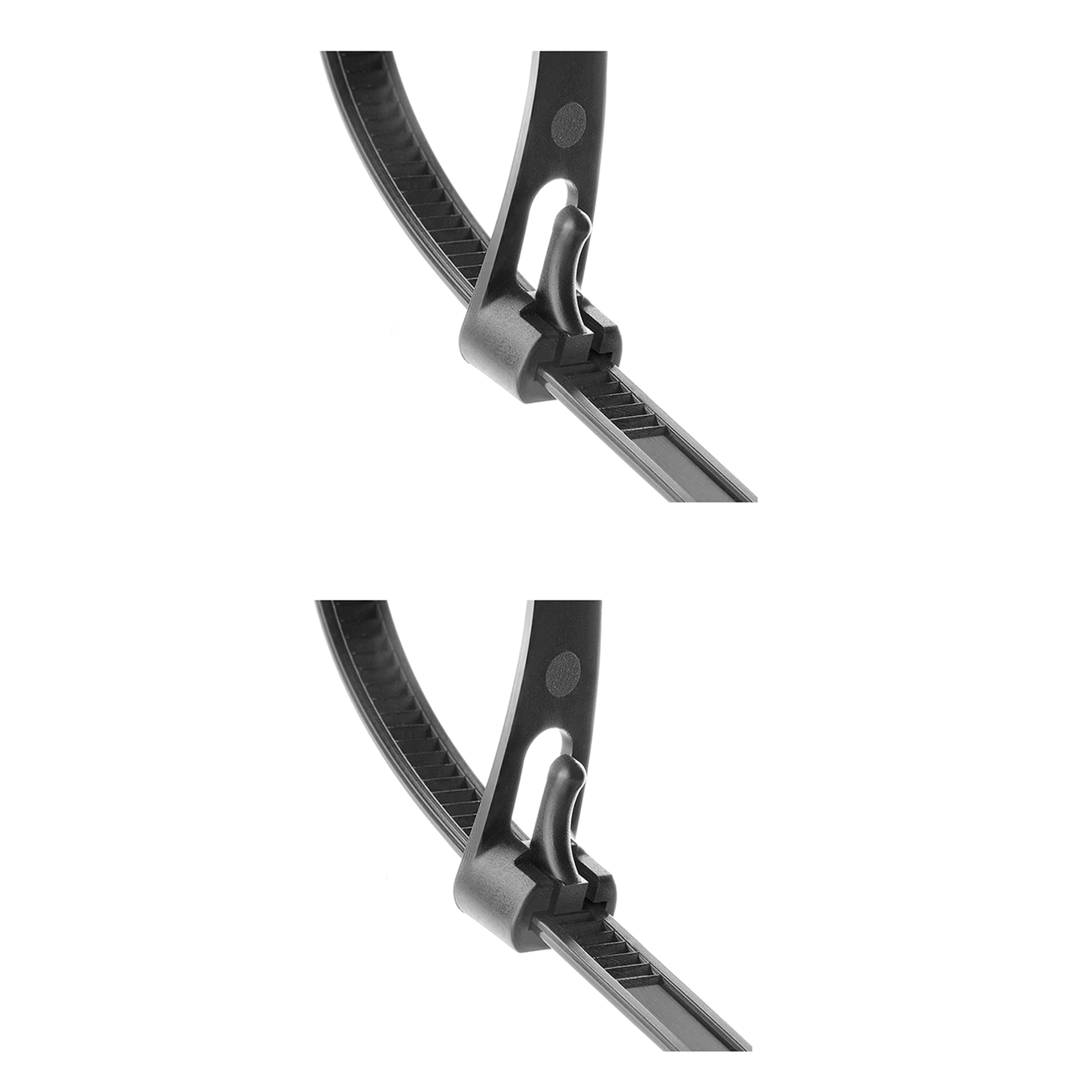Detachable Cable Ties 12 Heavy Load Cable Ties Thick Black Cable Bi1223 ...