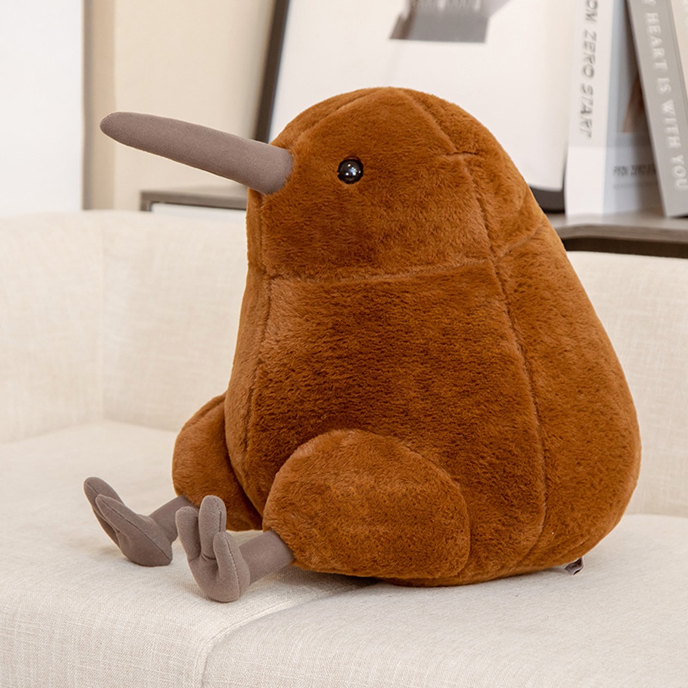 LIFELIKE KIWI BIRD Plush Toy Gray Kiwi Bird Stuffed Body Pillow ...