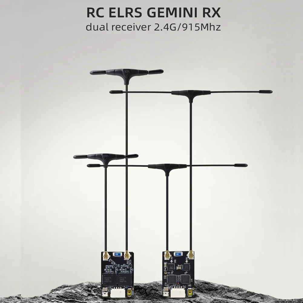 FOR ELRS 2.4Ghz GEMINI RX Diversity Receiver Dual Receiver for RC2517 ...