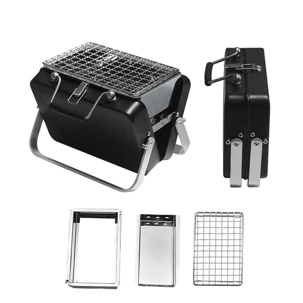 Compact Charcoal Grill - Portable Table Top Grill Cooker for Outdoor ...